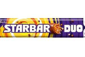 Textural Sharing-Friendly Candy Bars : Cadbury StarBar Duo