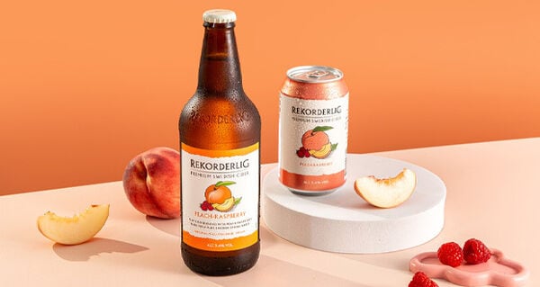 Peachy Dual-Fruit Ciders : Rekorderlig Peach-Raspberry