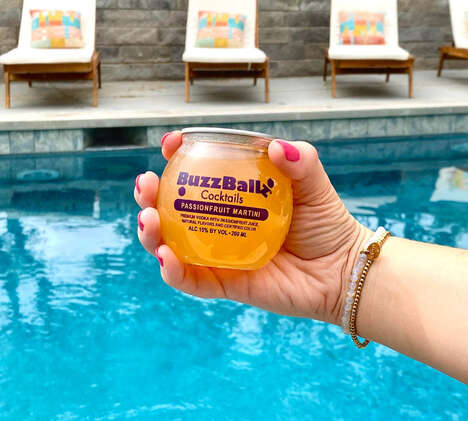 Tangy Tropical Cocktails : passionfruit martini