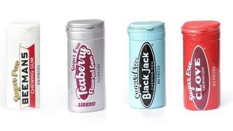 Sugar-Free Classic Candy Products : nostalgic chewing gums