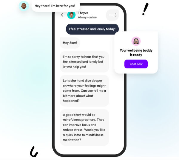 Personalized Self-Care Platforms : Thryve Chat