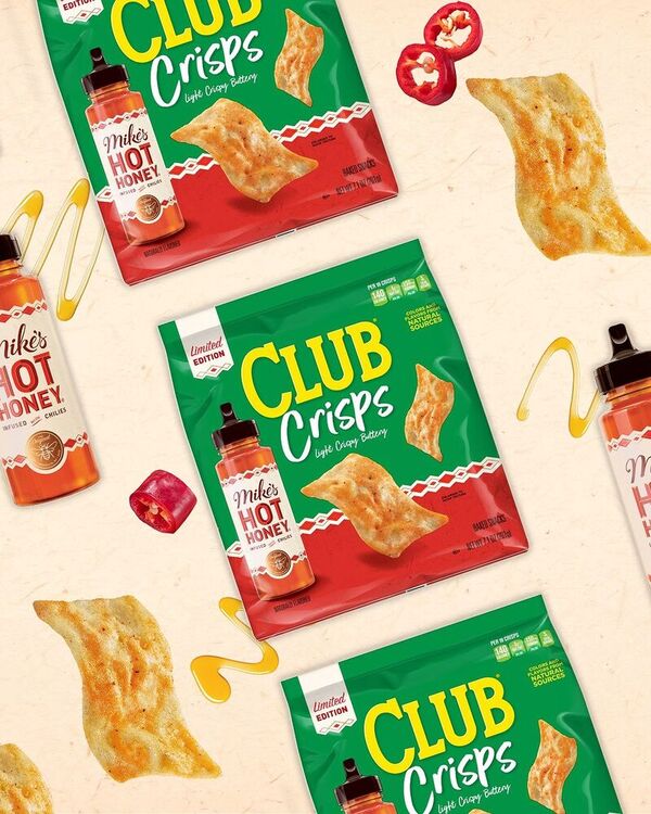 Spicy Honey Crisps : Club Crisps and Mike's Hot Honey