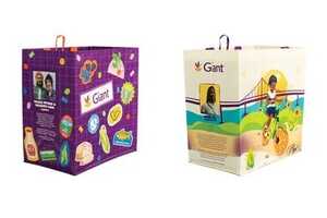 Artwork-Adorned Reusable Bags : reusable bag campaign