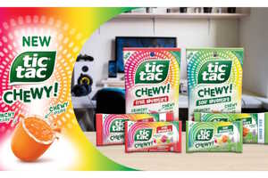 Dual-Texture Mini Mint Candies : Tic Tac Chewy