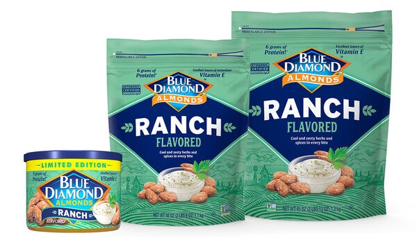 Ranch-Flavored Almonds : Ranch Flavored Almonds.