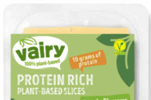 Protein-Rich Cheese Slice Alternatives : plant-based slices