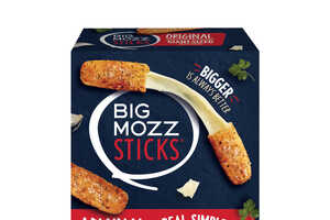 Foodservice-Inspired Frozen Cheese Snacks : Big Mozz Sticks