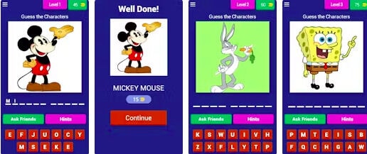 Cartoon Trivia Games : Cartoon Quiz