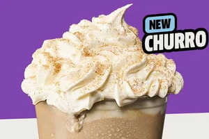 Churro-Flavored Blended Beverages : Iced Churro Creamaccino
