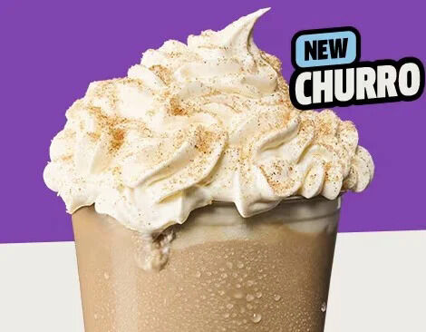 Churro-Flavored Blended Beverages : Iced Churro Creamaccino