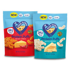 Protein-Packed Cheesy Puffs : Cheesy Protein Puffs