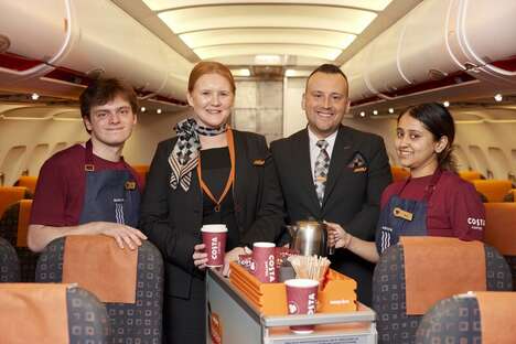 Branded In-Flight Coffees : easyJet and Costa Coffee