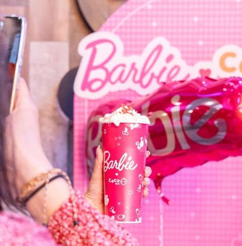 Glam Pink Bubble Teas : Coco Barbie Strawberry Dreamer