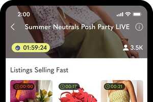 Curated Live Fashion Resale : Posh Party LIVE