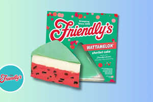 Watermelon-Inspired Ice Cream Cakes : Wattamelon Sherbet Cake