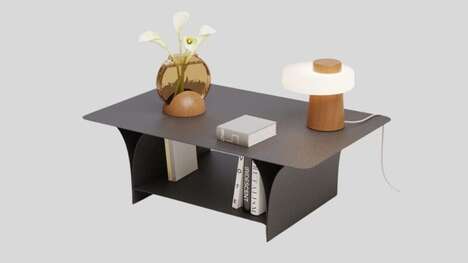 Bent Steel Coffee Tables : Creu coffee table