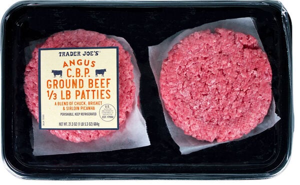 Triple-Cut Beef Burgers : Angus C.B.P. Ground Beef Patties