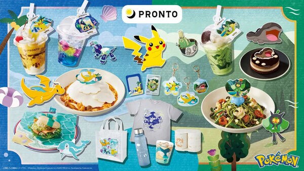Seasonal Anime Cafe Menus : Pronto Pokémon menu items