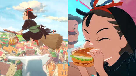 Anime-Collaborative QSR Menus : kiki's delivery service