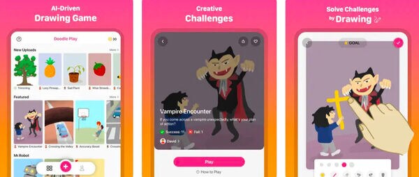 AI-Powered Drawing game : doodle play
