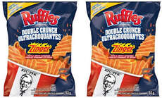 Chicken Sandwich-Flavored Chips : Ruffles Double Crunch KFC Zinger