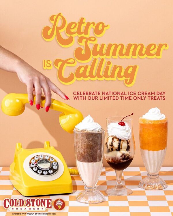 Retro Ice Cream Menus : new Orange Cream Float