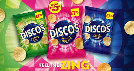 Eye-Catching Value Crisp Branding : Discos snacks