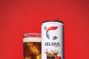 Cola-Flavored Energy Drinks : CELSIUS Sparkling Cherry Cola