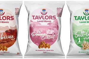 Air-Popped Lentil Snacks : Taylors Lentil Waves
