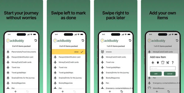 Streamlined Packing Companions : packbuddy