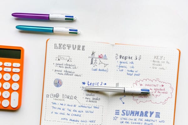 Four-in-One Colored Pens : 4 Color Shine Pens