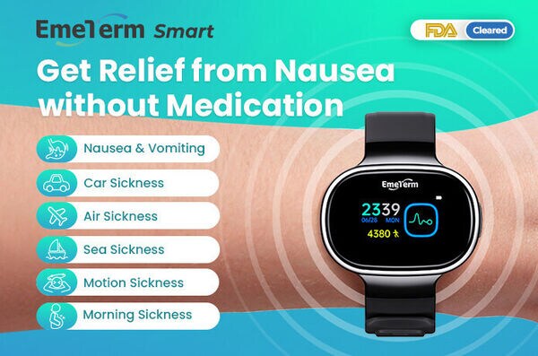 Anti-Nausea Smartwatches : EmeTerm Smart