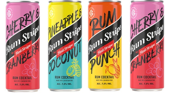 Jamaican Heritage Canned Cocktails : Rum Stripe by Red Stripe