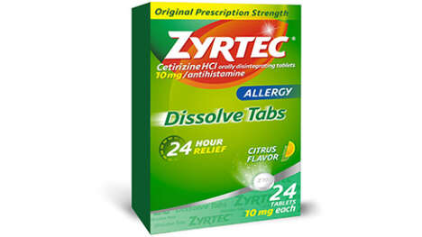 Dissolvable Allergy Medications : zyrtec dissolvable tabs