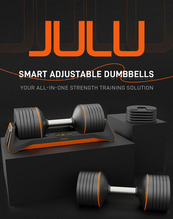 Connected Adjustable Workout Weights : Smart Adjustable Dumbbells