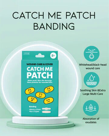 Convenience-Focused Acne Patches : Catch Me Patch