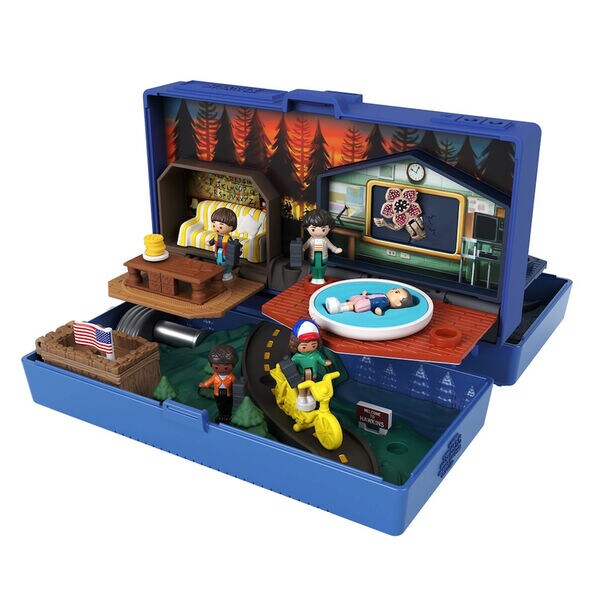 Show-Inspired Miniature Toy Sets : stranger things polly pocket