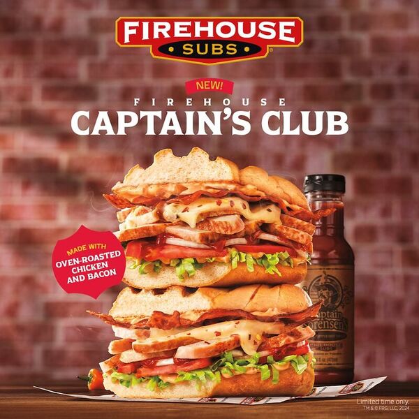 Oven-Roasted Chicken Subs : Firehouse Captain's Club
