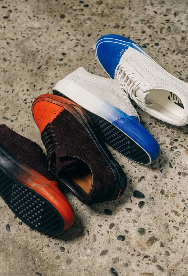 Vibrant Rugged Skate Sneakers : vans varsity collection