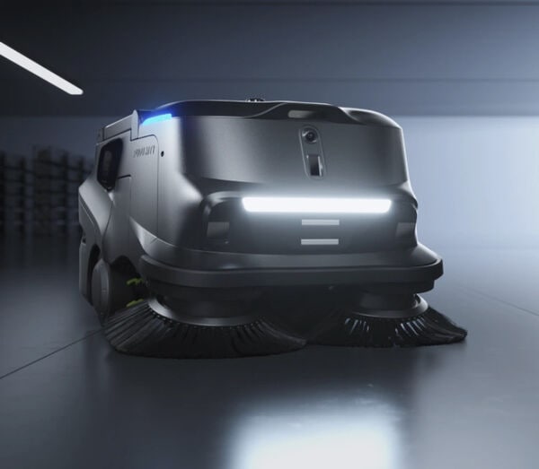 AI-Enabled Robot Sweepers : PUDU MT1