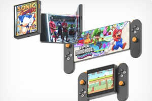 Foldable Gaming Consoles : Game boy flip concept