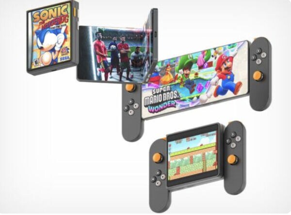 Foldable Gaming Consoles : Game boy flip concept