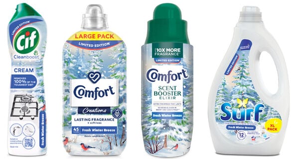 Winter Cleaning Product Scents : Fresh Winter Breeze fragrance