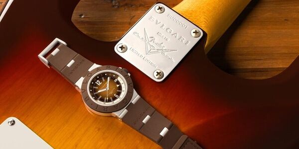 Guitar-Inspired Timepiece Capsules : Bulgari and Fender