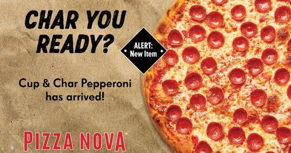 Premium Pepperoni Pizza Toppings : cup and char pepperoni