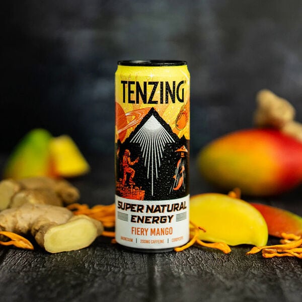 Sweet Heat Energy Drinks : TENZING Fiery Mango
