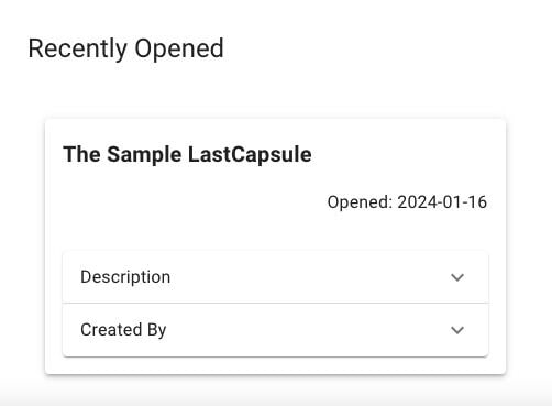 Digital Time Capsules : Digital Time Capsules