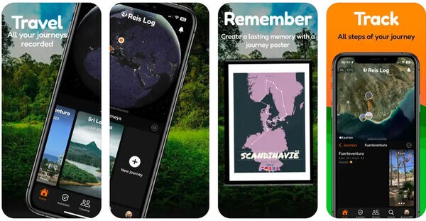 Experience-Logging Travel Apps : reis log