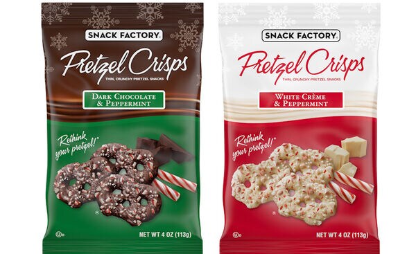 Sweet Seasonal Pretzel Snacks : Snack Factory Pretzel Crisps