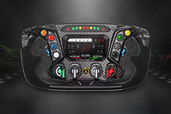 Ultra-Detailed Racing Controllers : Essenza SCV12 Sim Racing Steering Wheel